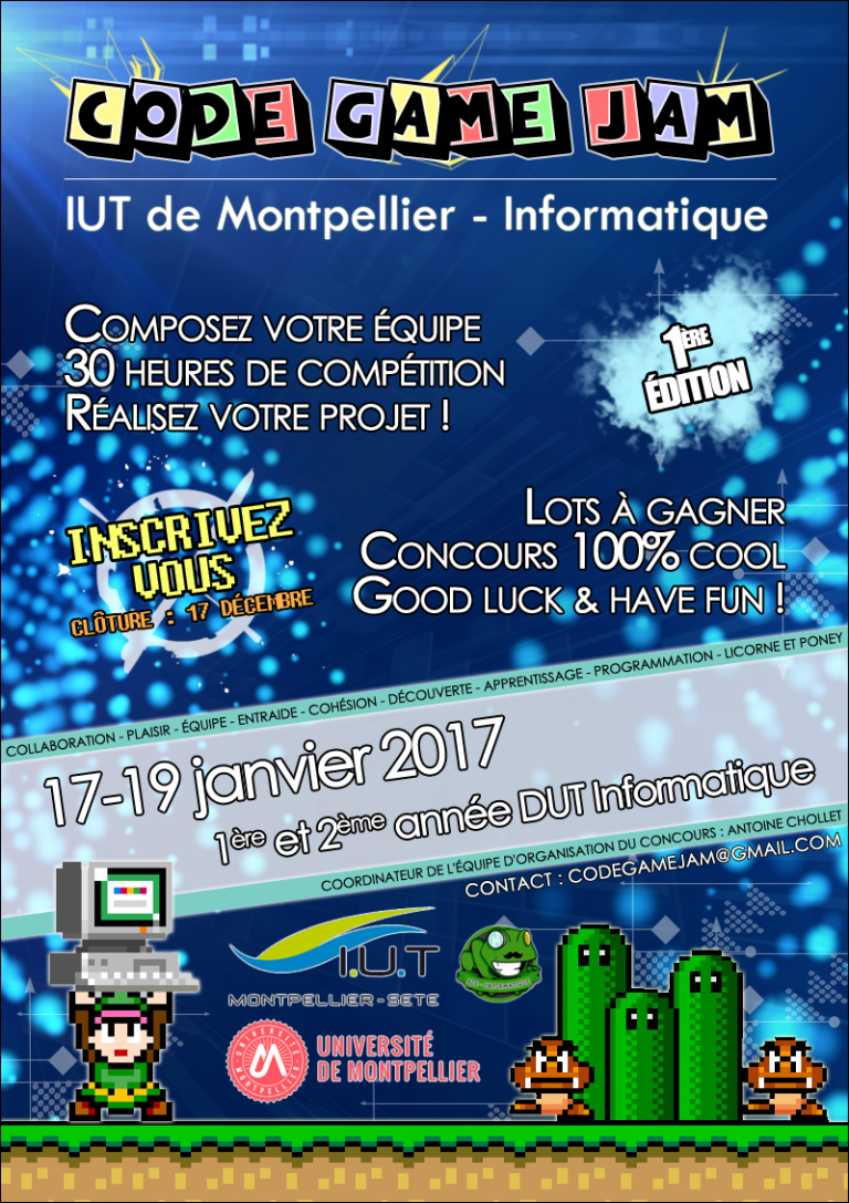 Edition 1 : Jeux de Lettres | Code Game Jam