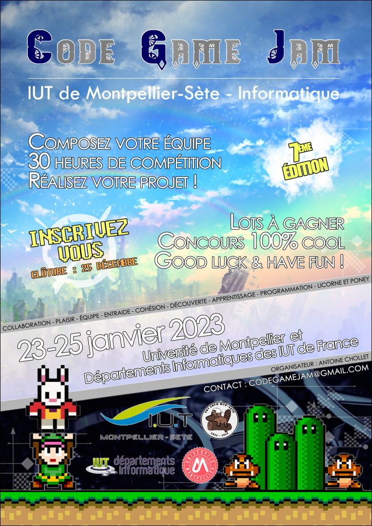 Edition 7 : Maître du Temps | Code Game Jam